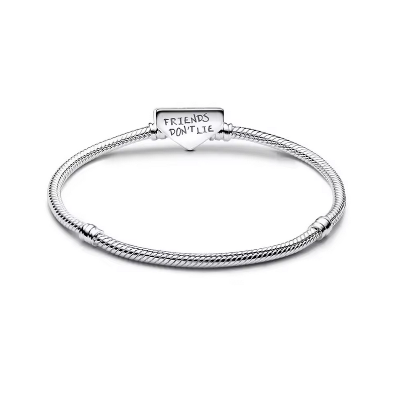 Bracelet pour charm argent triangle stranger things